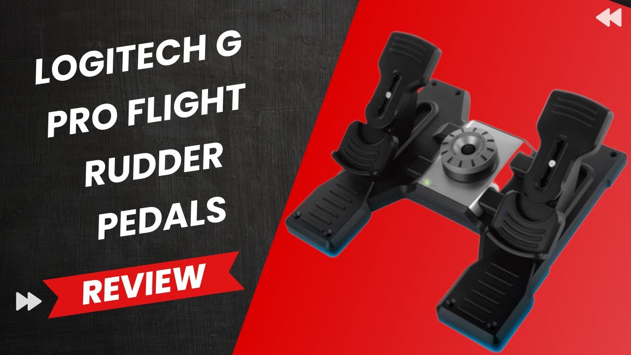 Logitech G Pro Flight Rudder Pedals Review - YouTube