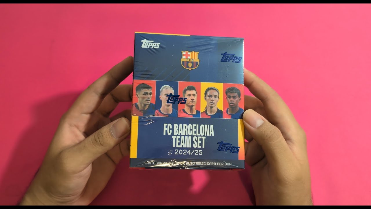 Spanish Treble Celebration! - Topps FC Barcelona Team Set 2024-2025 ...