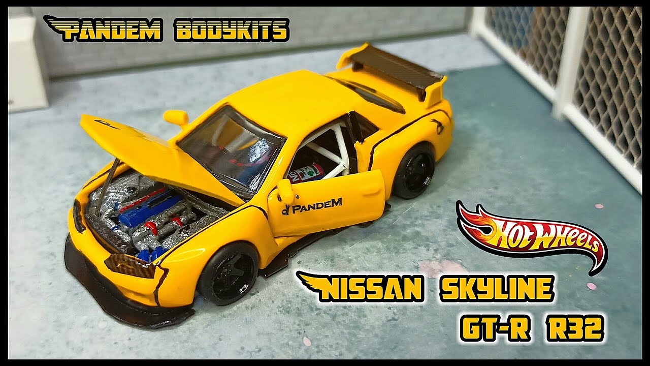 NISSAN SKYLINE GTR R32 Hot Wheels Custom - YouTube