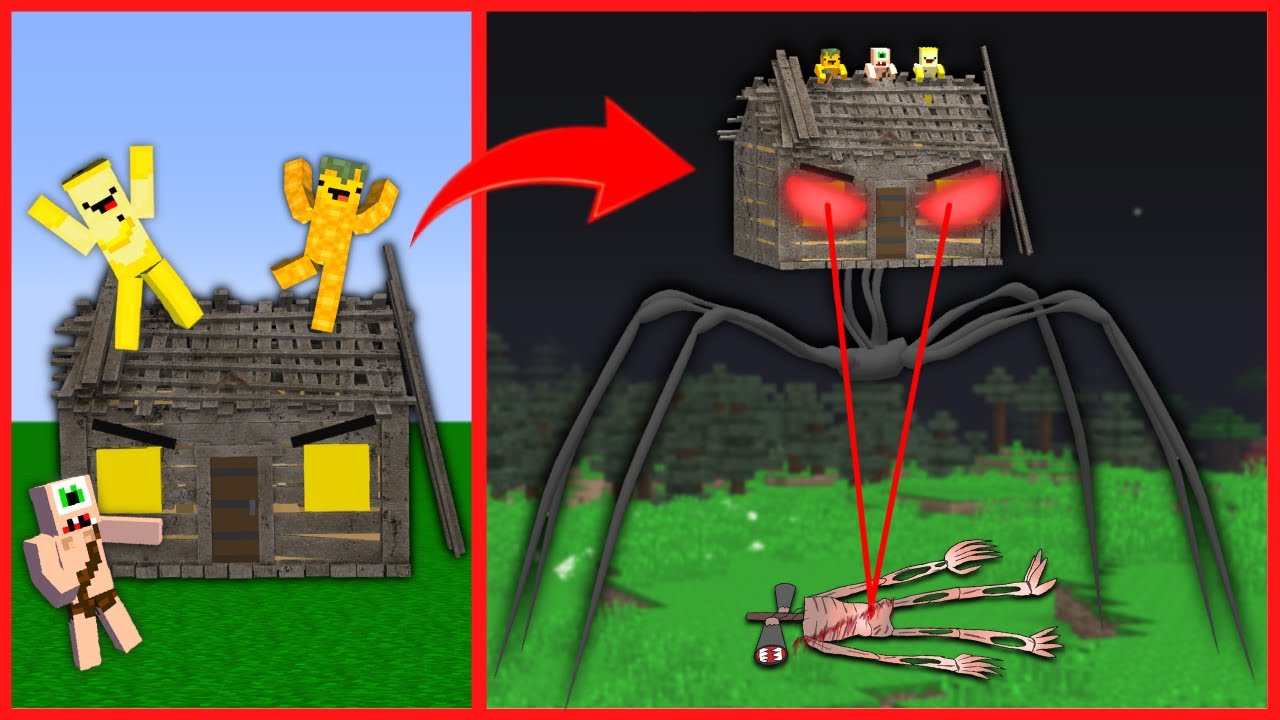 KORKUNÇ EV CANLANDI ÇOCUKLARA SALDIRDI! 😱 - Minecraft - YouTube