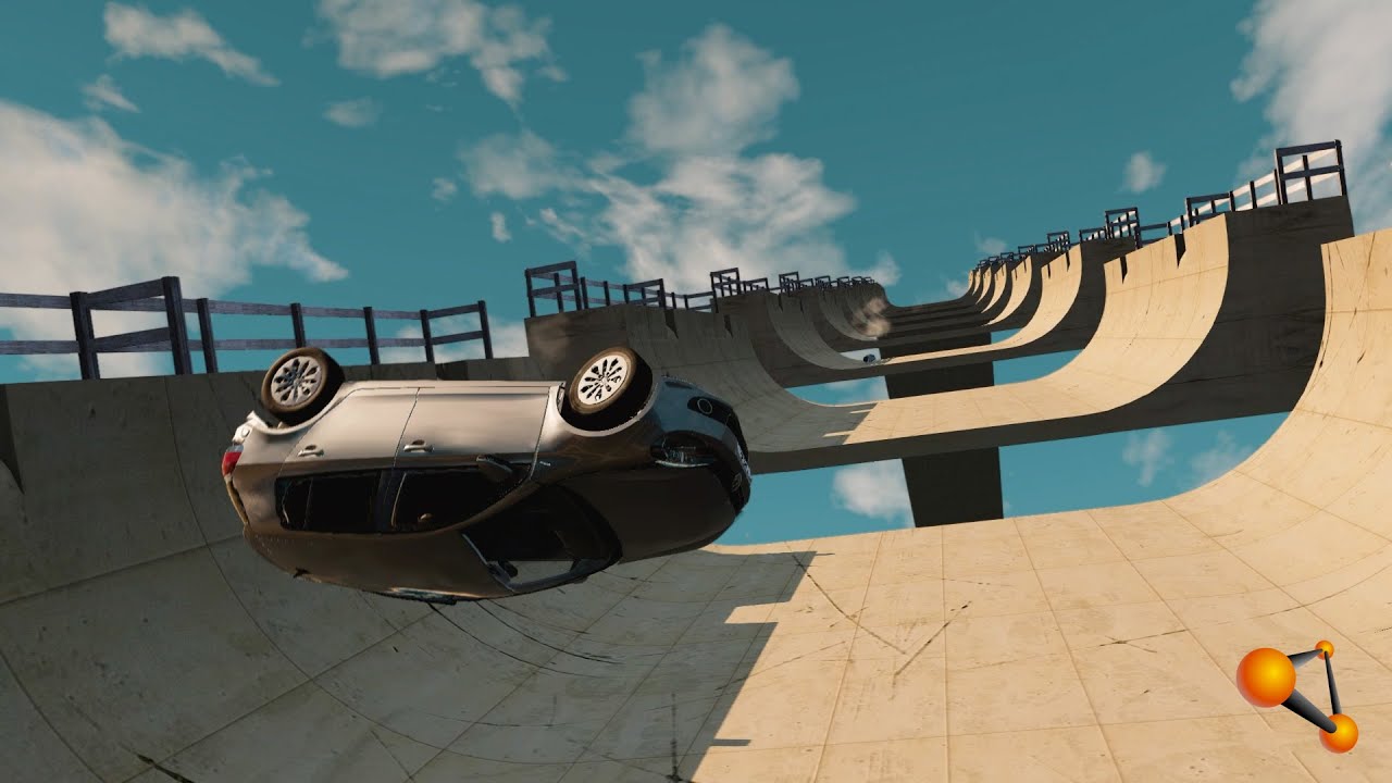 BeamNG.Drive | Mega Ramp #20 | BeamNG Insane - YouTube