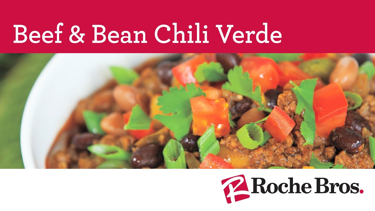 Beef & Bean Chili Verde - YouTube
