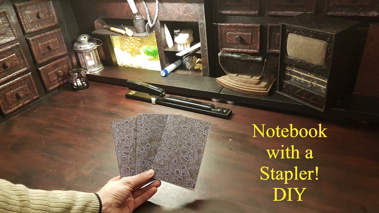 Simple Binding: How to Make a Booklet or Notebook with a Stapler! DIY ...
