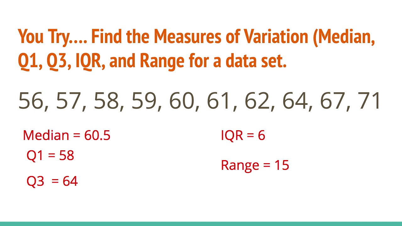Week 8 Measures of Variation - YouTube