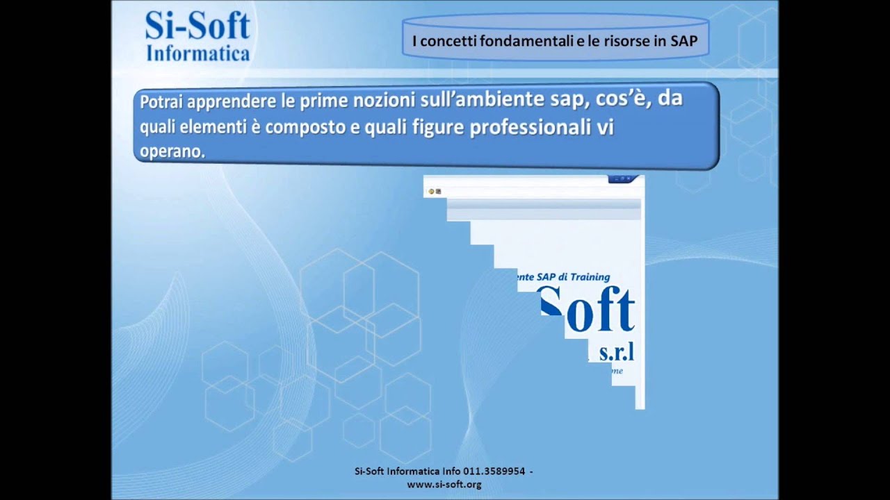 Corso SAP Online Overview Funzionale - Si-Soft Informatica .wmv - YouTube
