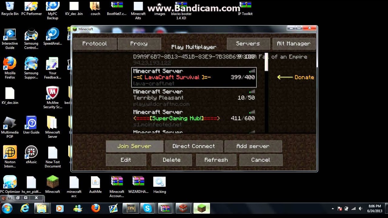Minecraft Account Cracker v2 - YouTube