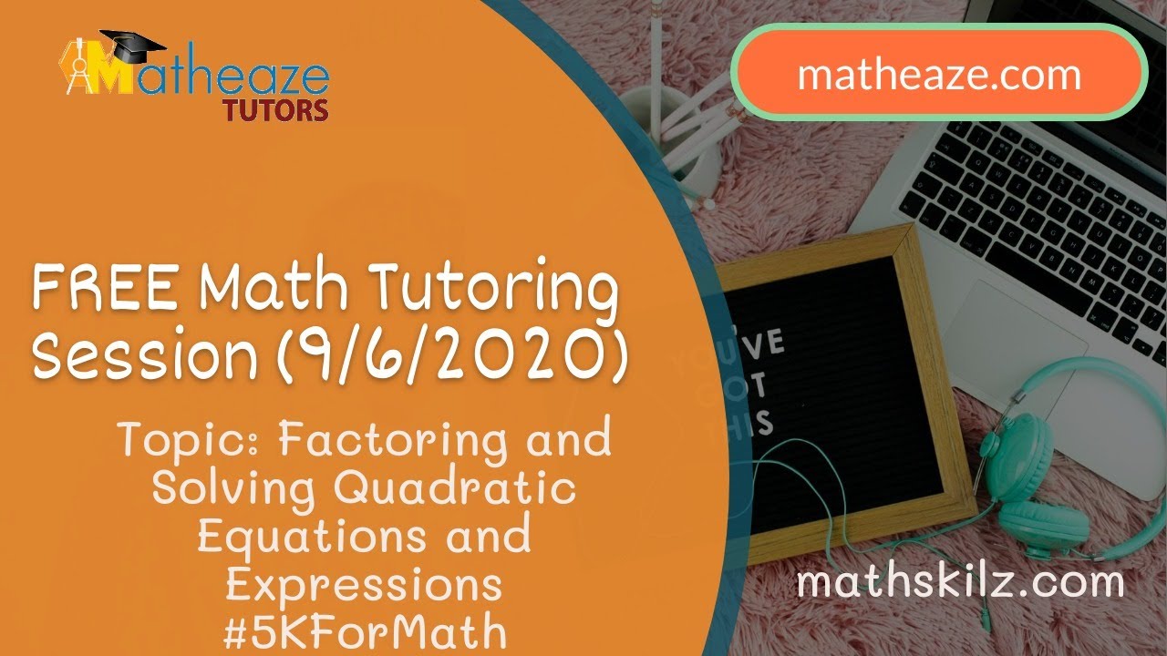 FREE Math Tutorials for 09.06.2020 - YouTube