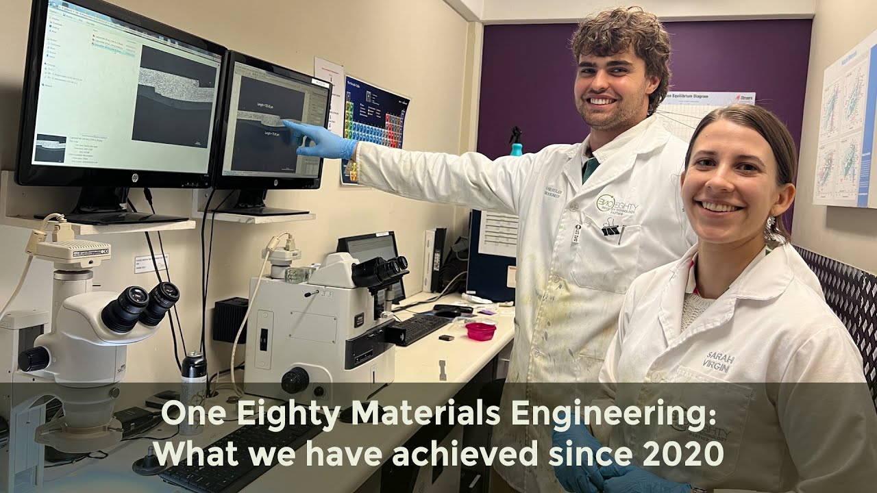 What One Eighty Materials Engineering Solutions has achieved since 2020 - YouTube