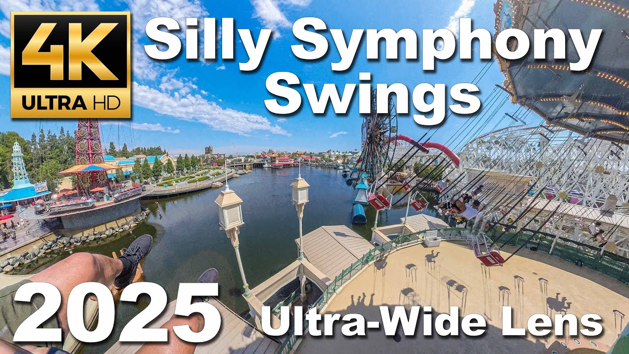 [4K] Silly Symphony Swings [2025] - Disney California Adventure - YouTube