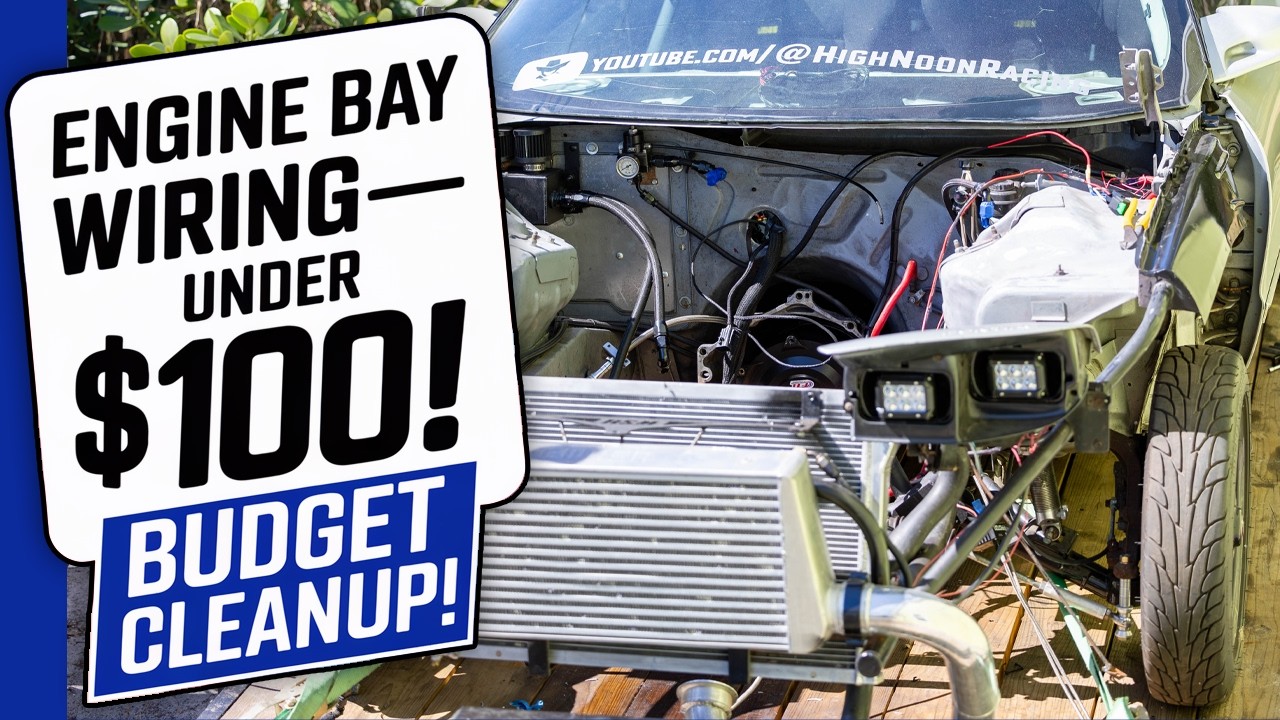 $100 Engine Bay Makeover: The Ultimate Wire Tuck Guide - YouTube