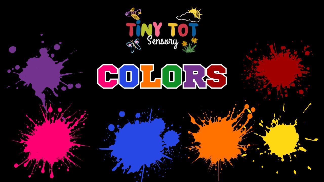 Tiny Tot Sensory -Learn Colors for Babies & Toddlers|Paint-Themed Baby ...