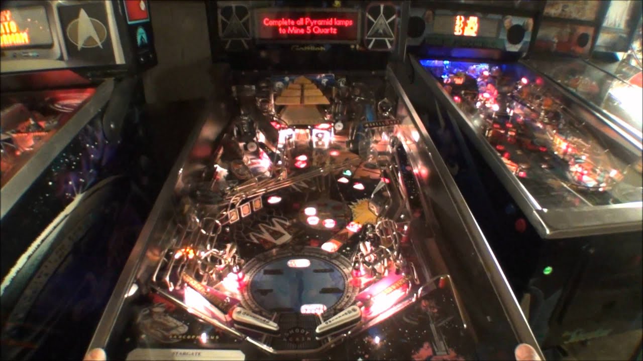 1995 Stargate Arcade Pinball Machine By Gottlieb - YouTube
