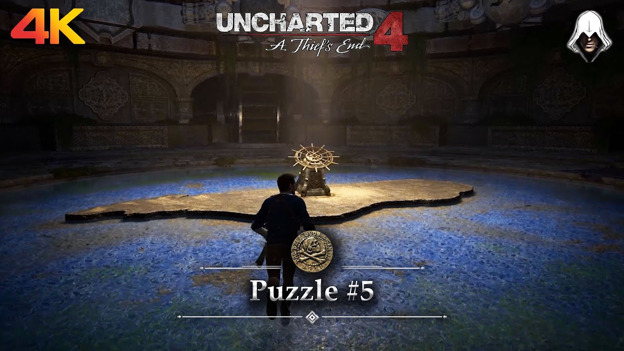 Uncharted 4: A Thief's End (2016) - Puzzle #5 - Chapter #12 | The Wheel ...