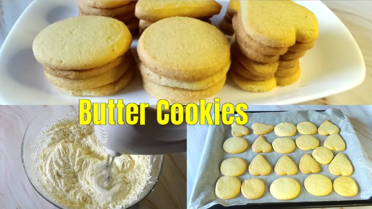 Butter Cookies Recipes/ How To Make Butter cookies - YouTube