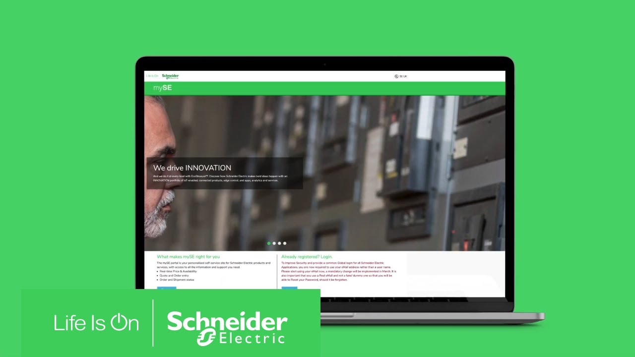 mySE Registration | Schneider Electric - YouTube