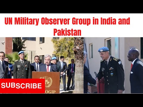 U.N Secretary General Appointed the Head of Mission for UNMOGIP. - YouTube