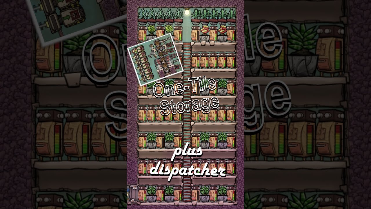 One Tile Storage Oxygen not included #shorts - YouTube