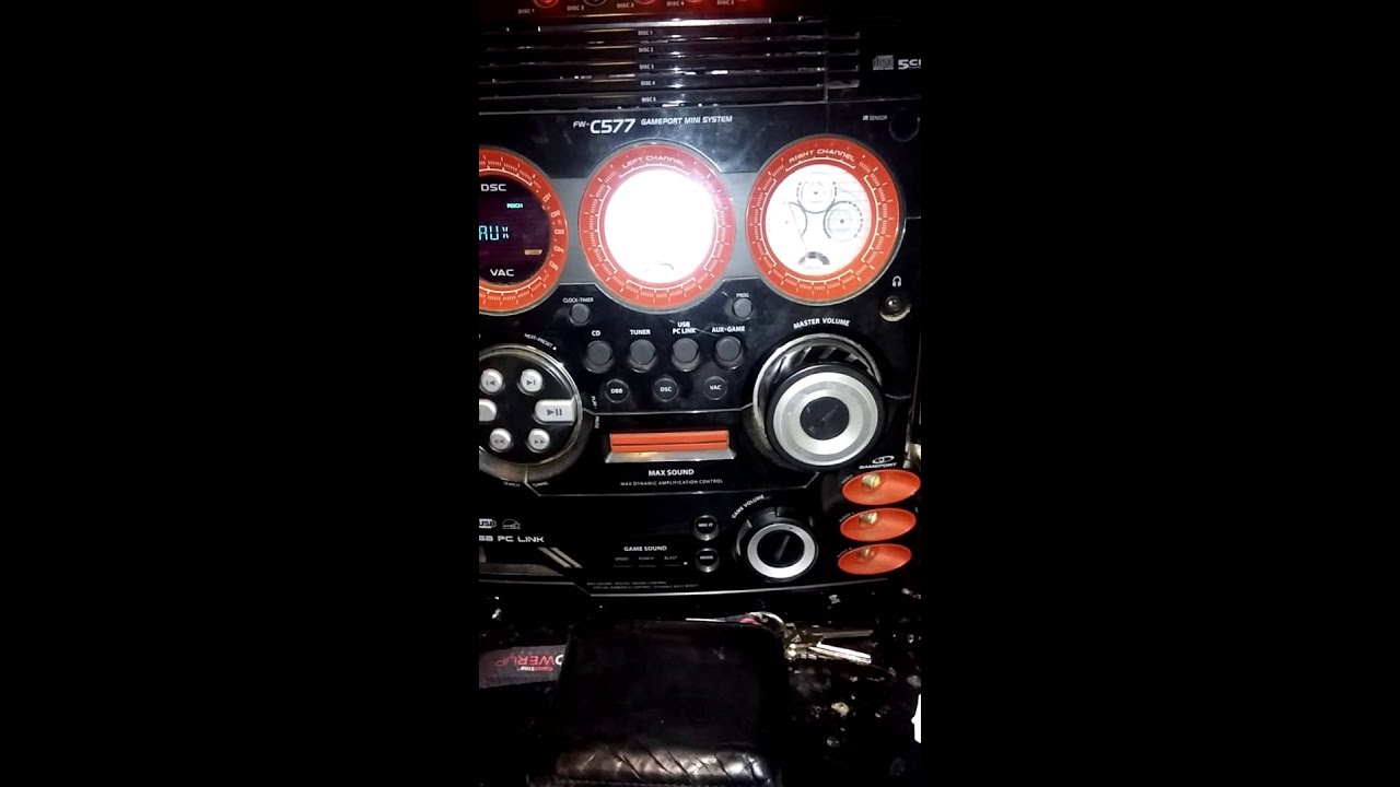 Philips FW-C577 gameport mini hifi system - YouTube