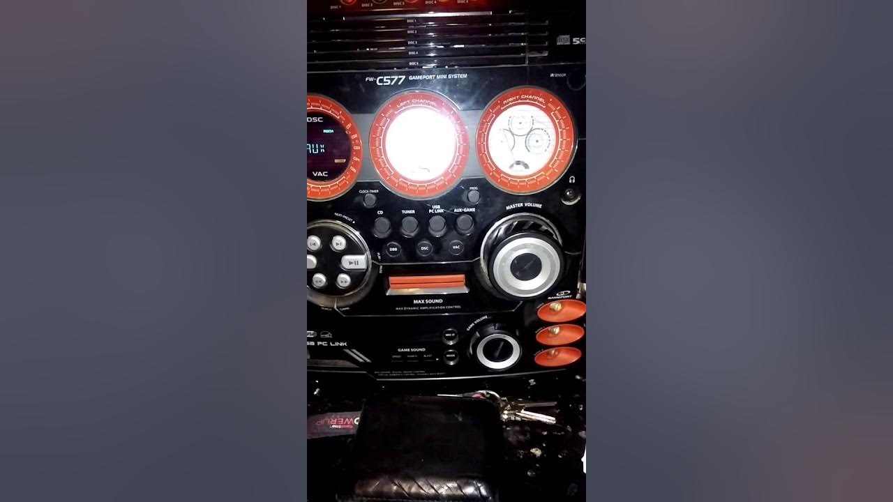 Philips FW-C577 gameport mini hifi system - YouTube
