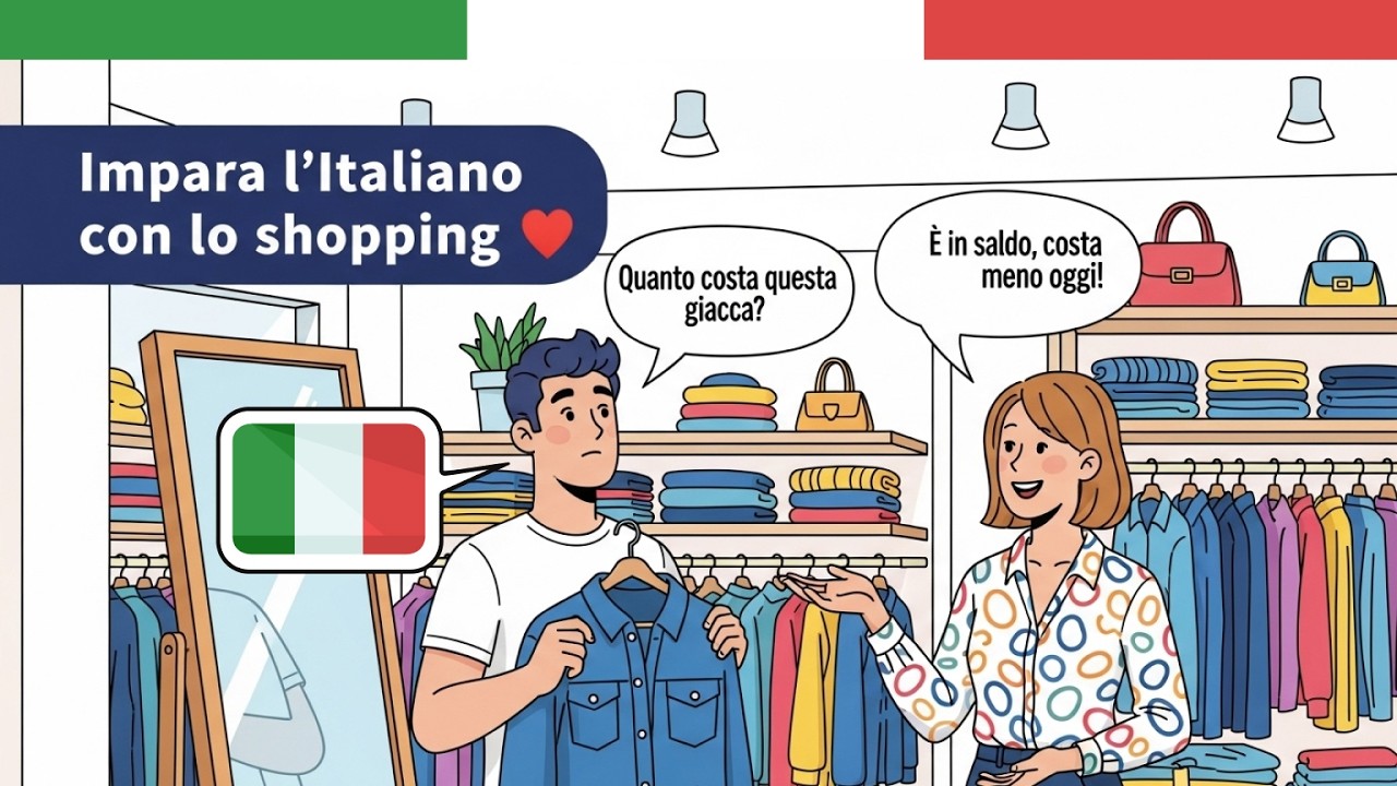 Easy Italian Dialogue for Beginners: 🧥Buying a Jacket in Italy ...