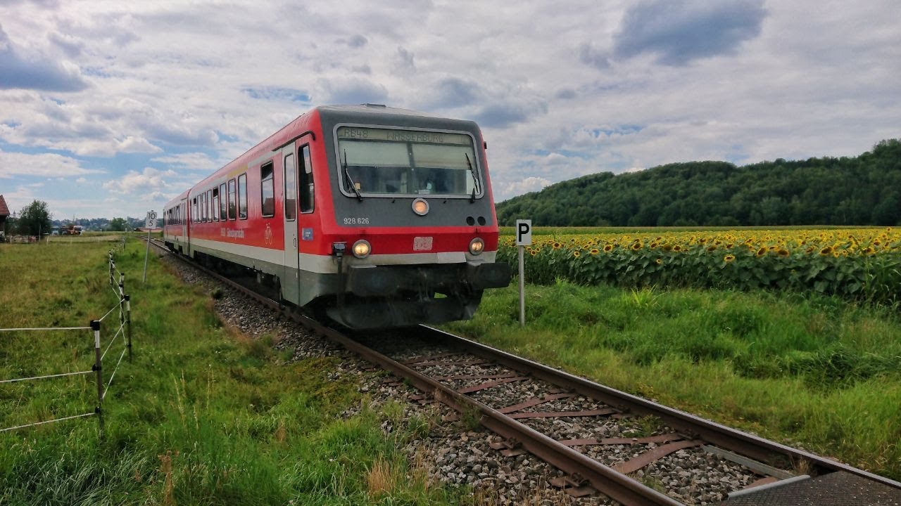 DB BR 628 / Baureihe 628 / Südostbayernbahn / RB 48 / Ebersberg ↔️ ...