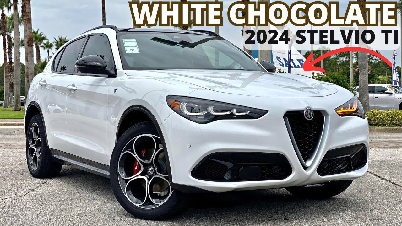 2024 Alfa Romeo Stelvio Ti In White and Chocolate Spec Has Leveled Up ...