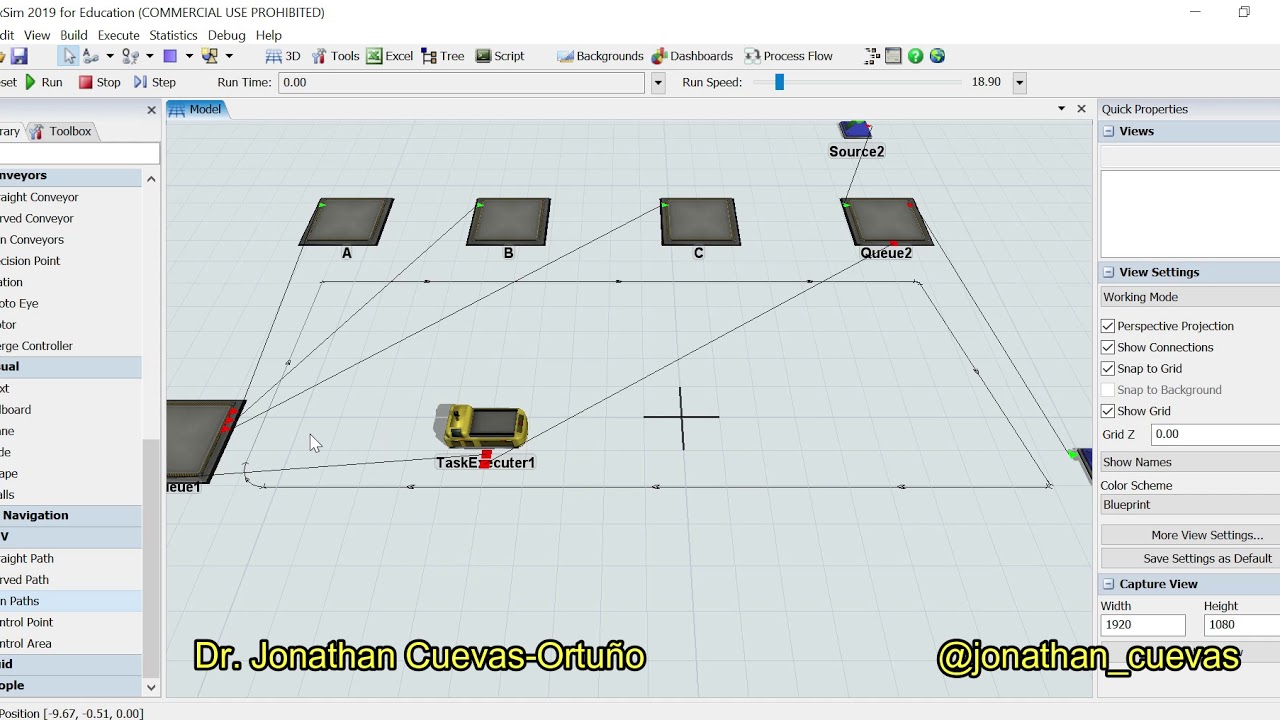 Uso de AGVs con FlexSim (Básico 2) - YouTube