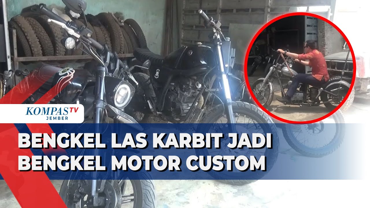 Bengkel Las Karbit Disulap Jadi Bengkel Motor Custom - YouTube