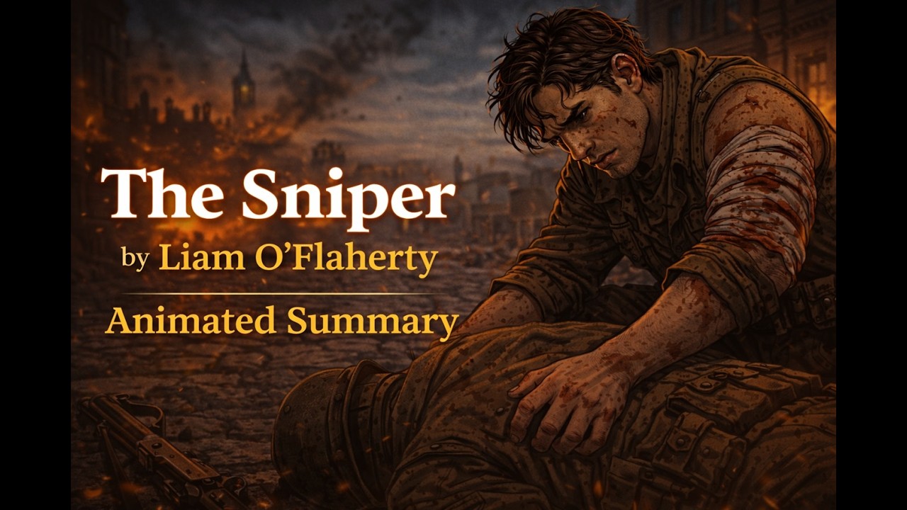 Animated summary of The Sniper by Liam O’Flaherty - YouTube