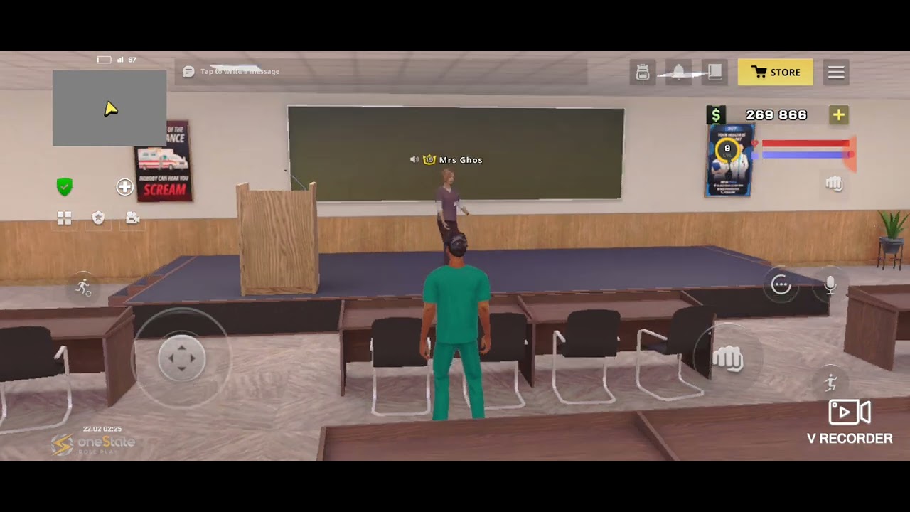 Medical services training in Onestate RP Mobile Game. MD Rules. - YouTube
