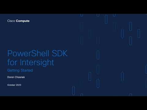 Getting Started with Cisco Intersight's PowerShell Module - YouTube