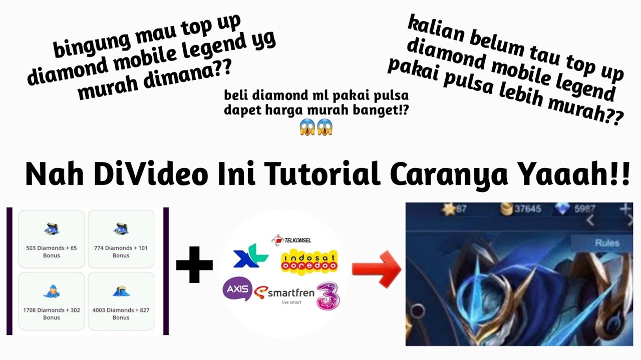 CARA TOP UP DIAMOND MOBILE LEGEND DI CODASHOP VIA PULSA TERBARU 2023 ...