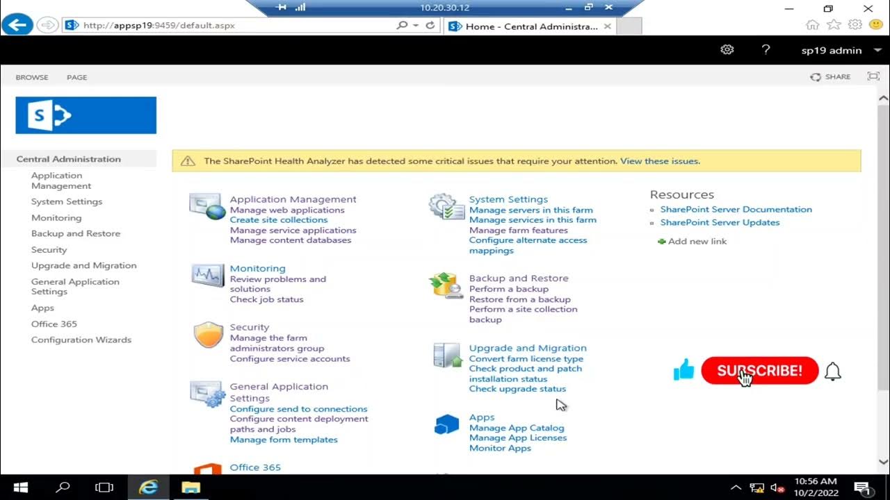 how to perform SharePoint 2019 list or library backup - YouTube