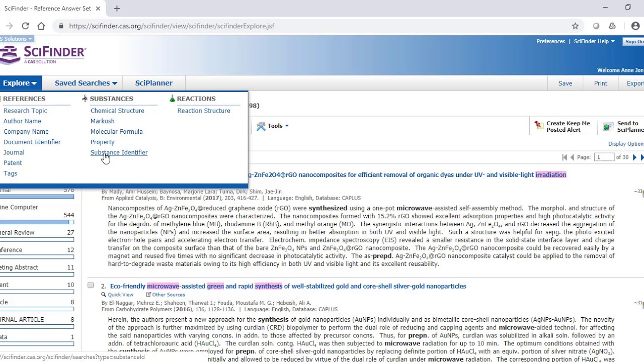 Introduction to SciFinder Web - YouTube