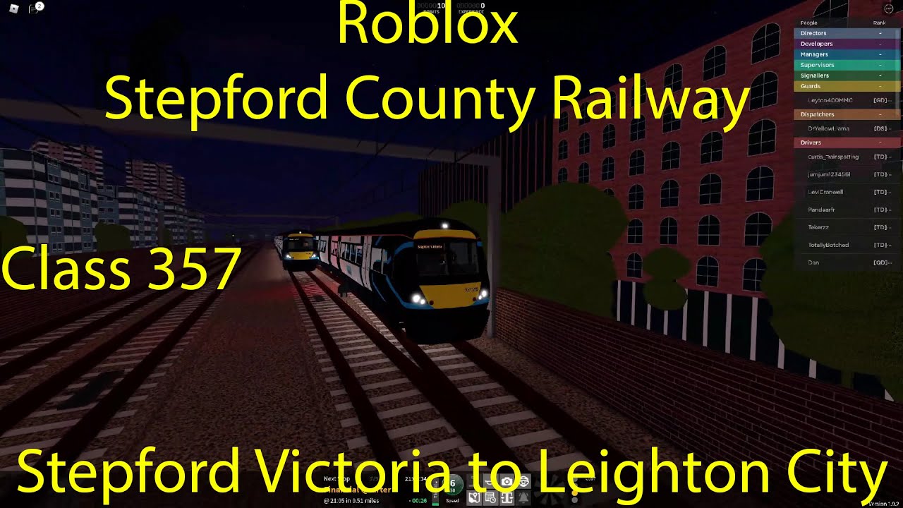 Roblox - Stepford County Railway, Stepford Victoria to Leighton City ...