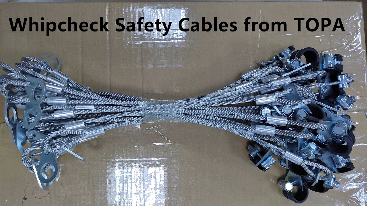 Whipcheck Safety Cables Safety Lock Cables, Wire Rope Hose Whip Checks ...
