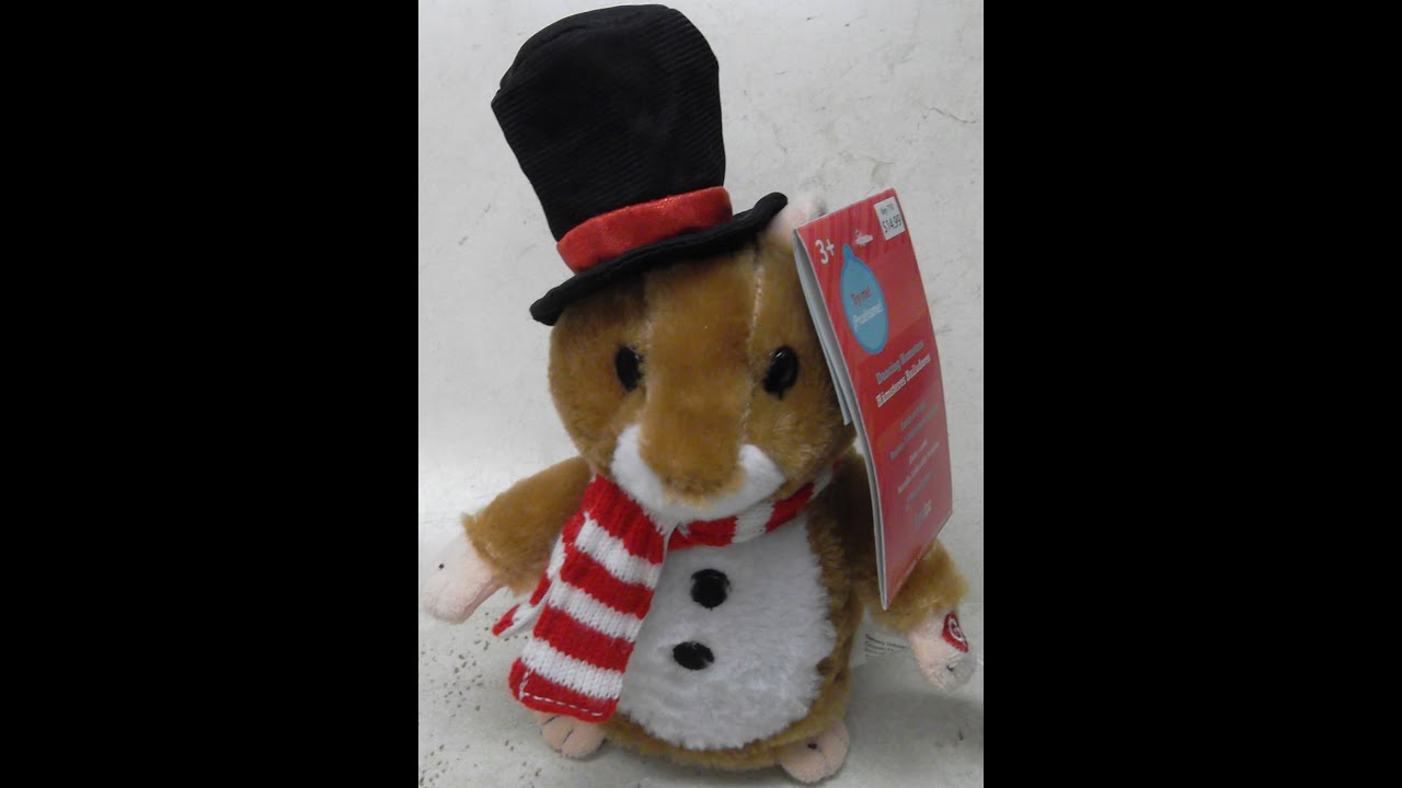 Gemmy Animated Dancing Hamster sings White Christmas Dancing Hamsters ...