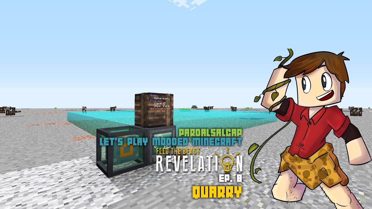 Quarry - Let's play Minecraft FTB Revelation ep.8 - YouTube
