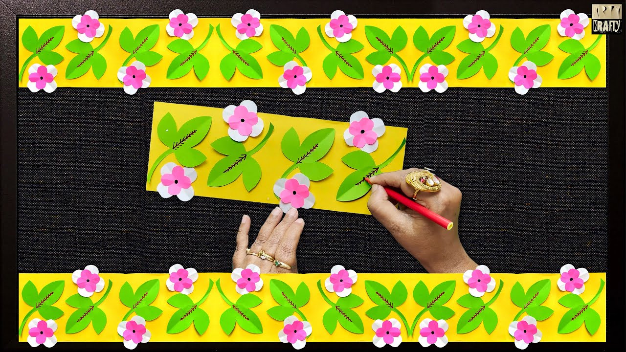 Attractive FLORAL Design | Big or Small Bulletin Board | Student's ...