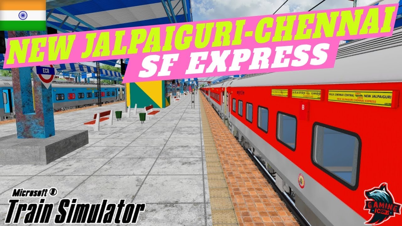 🔴LIVE | 22612 NEW JALPAIGURI - MGR CHENNAI CENTRAL EXPRESS | ECOR ROUTE ...