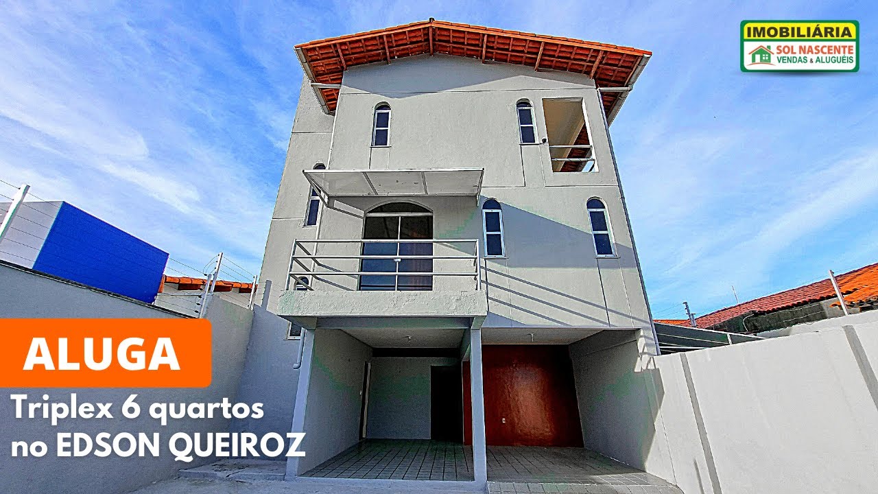 Triplex 6 quartos no Edson Queiroz | 300m² | Aluga - YouTube