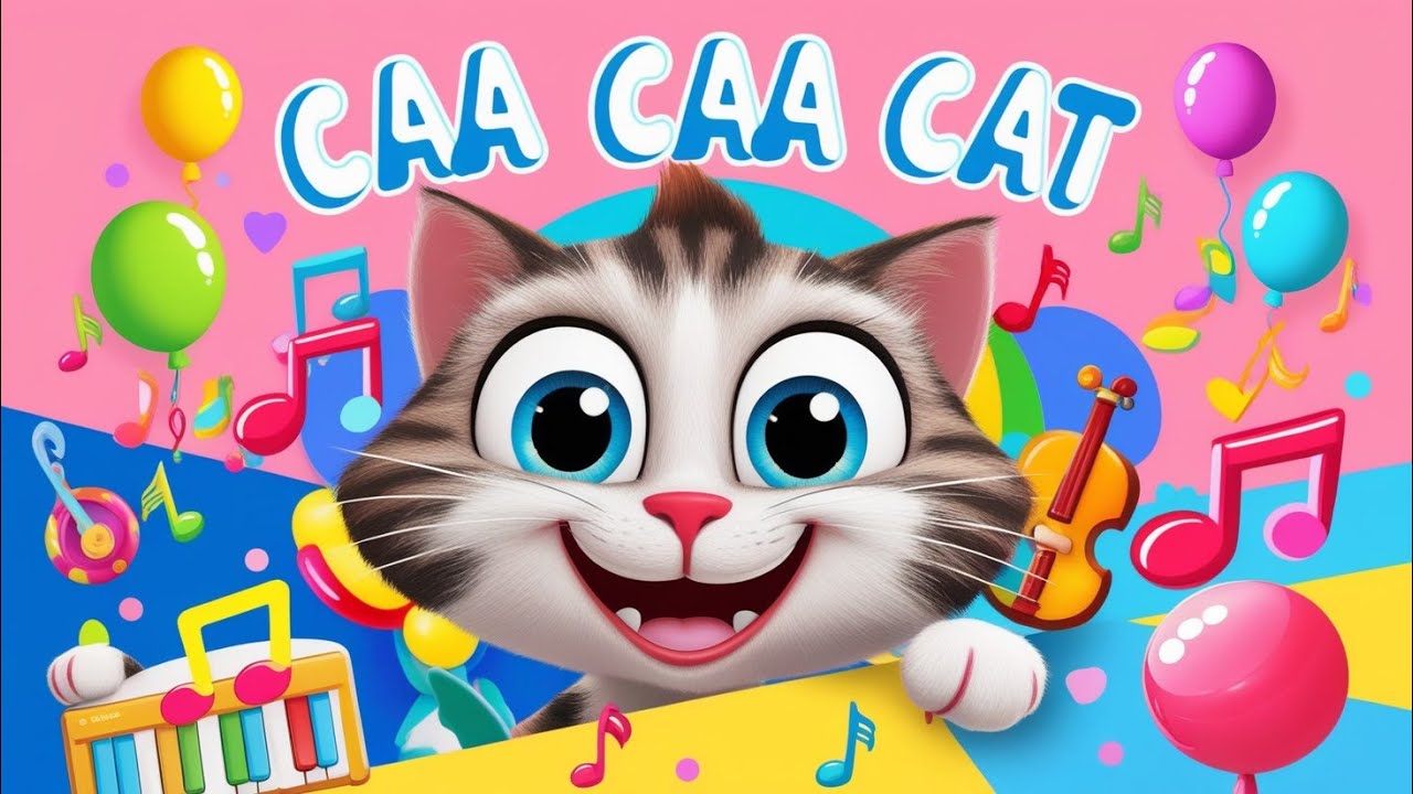 caa caa cat song 🐱 | cat song | kids song - YouTube