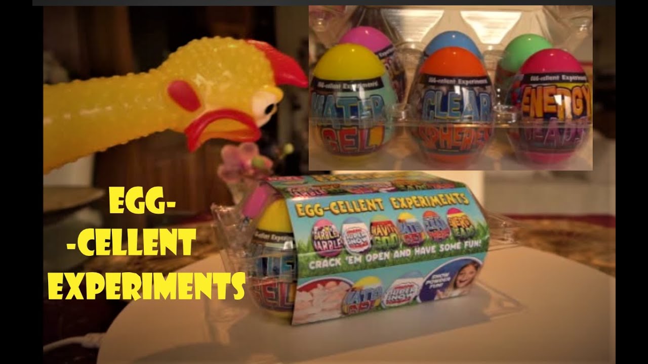 Egg Cellent Experiments: Energy beads, Garble marble, Clear spheres, Gravity Goo, Water Gel ...
