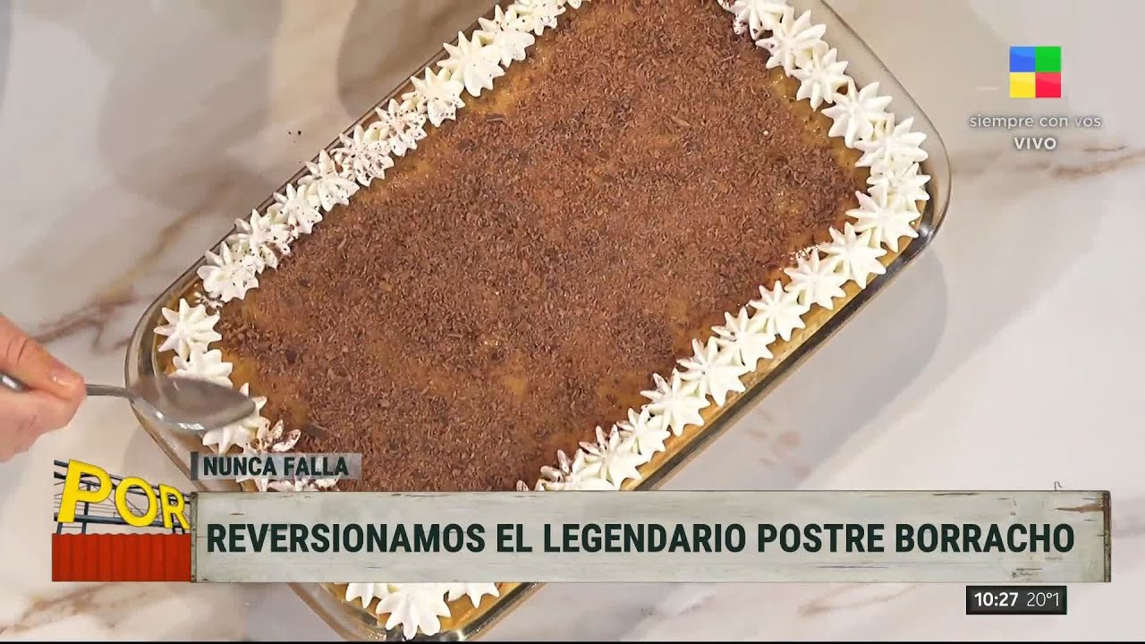 ¡Postre borracho reversionado en la cocina de Es por Ahí! - YouTube
