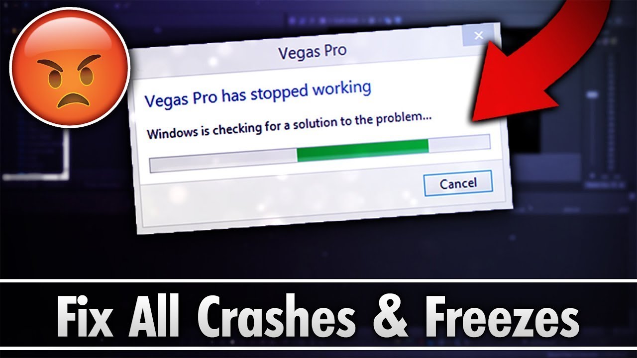 How to stop VEGAS PRO from CRASHING all the time! EASY&FAST (2020 ...