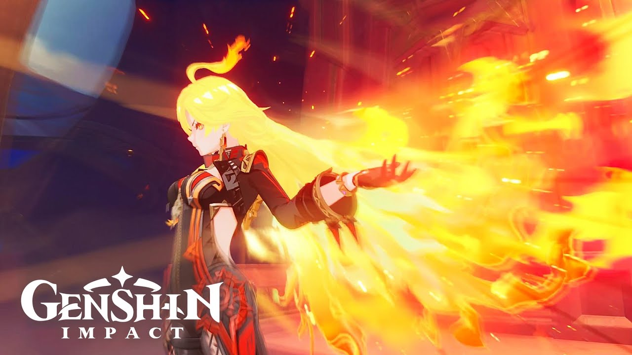 Genshin Impact | 5.0 Mavuika Cutscenes - เทพไฟกล่าวสุนทรพจน์ - YouTube