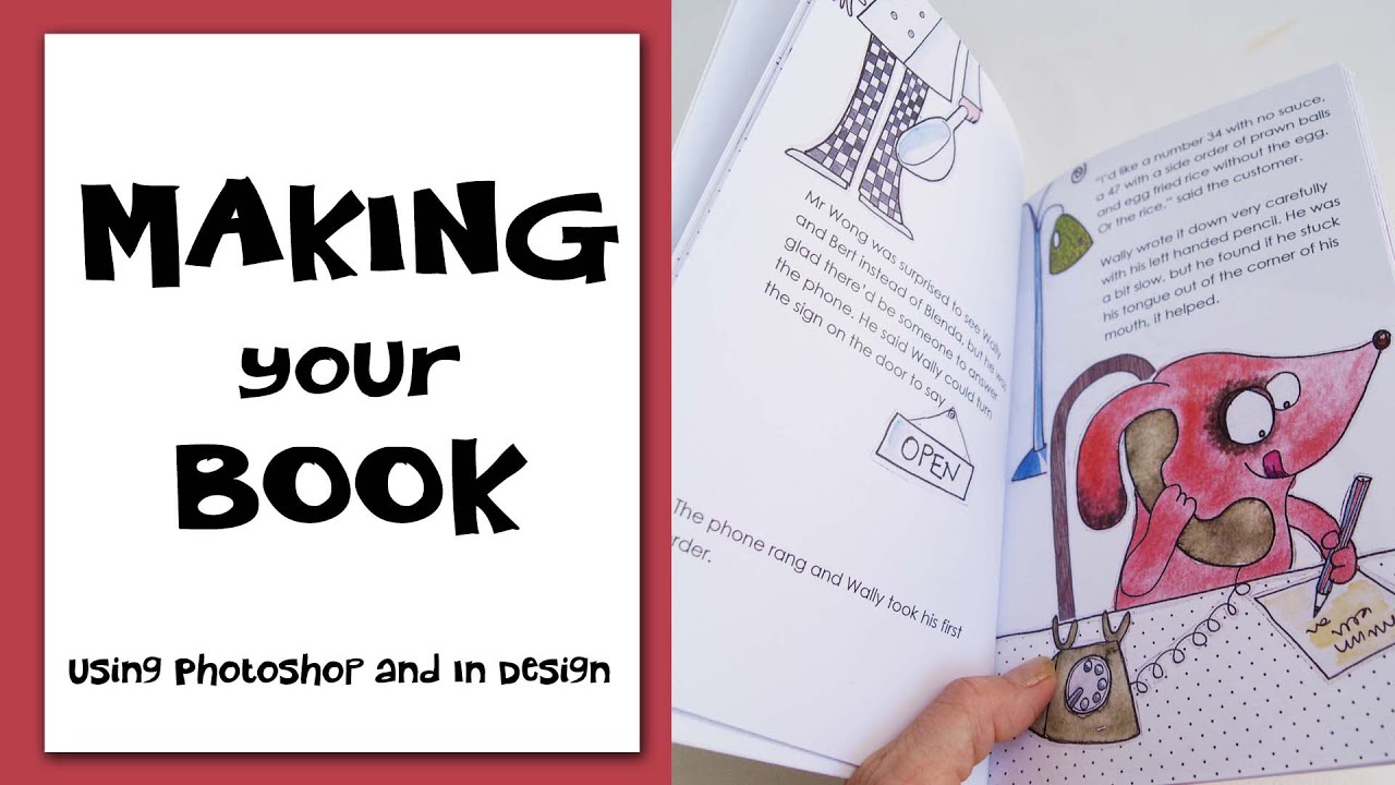 HOW DO YOU USE PHOTOSHOP TO MAKE BOOKS | how do I put my book together ...