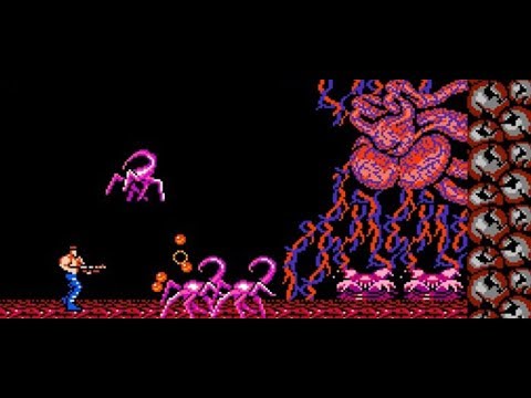 Contra NES 8Bit/прохождение. - YouTube
