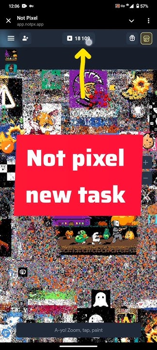 Not pixel new update | not pixel new task #notpixel - YouTube