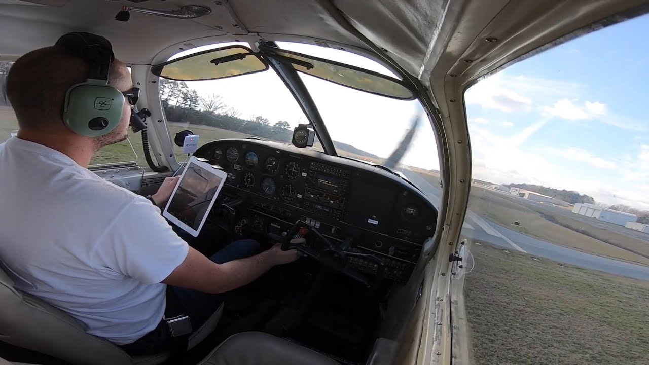 Piper Cherokee Landing Practice with 4 DIFFERENT FLAP SETTINGS | Pilot ...